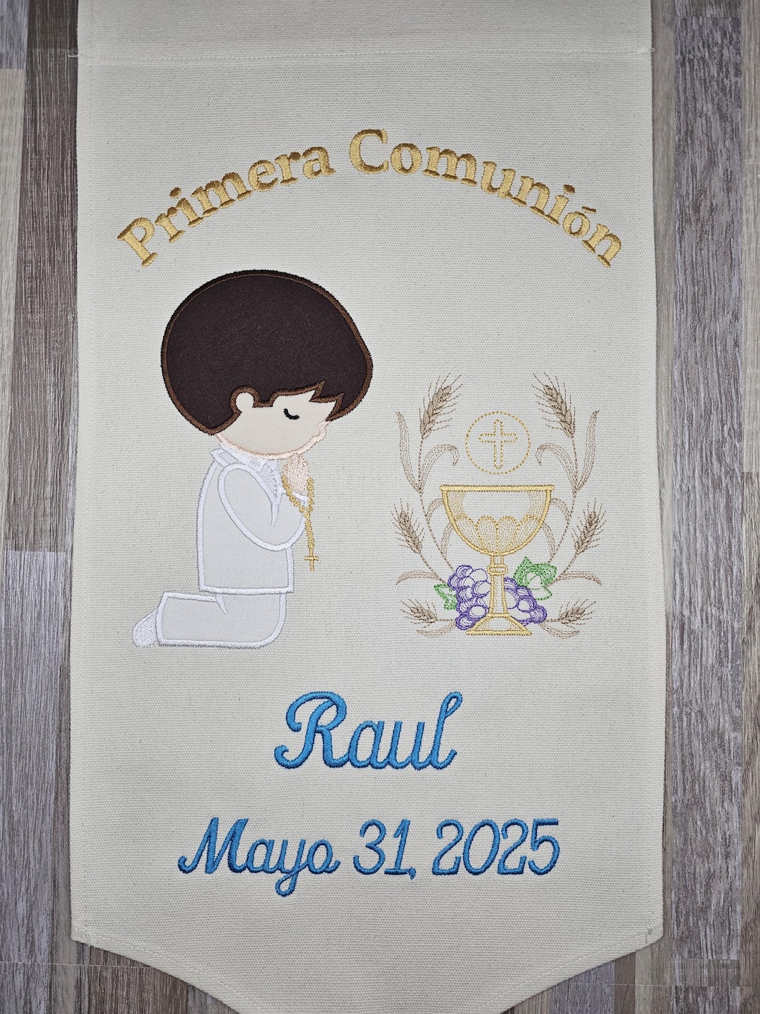 Primera Comunion, Holy Communion Banner, Personalized First Communion ...
