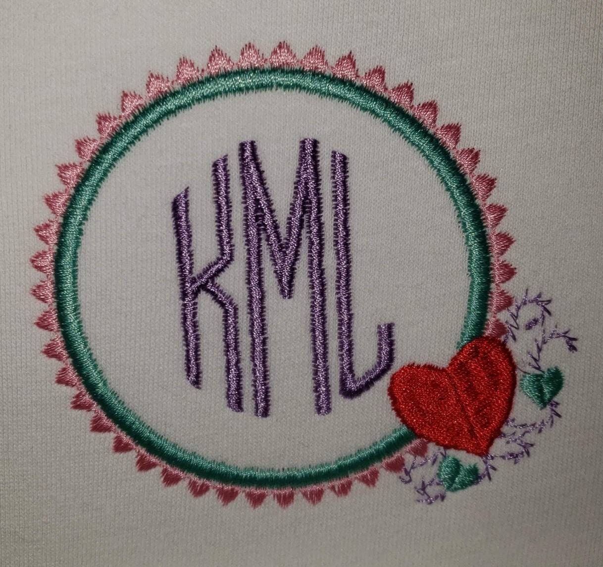 Monogram Girls Shirt Custom Monogram Shirt Girls | Etsy