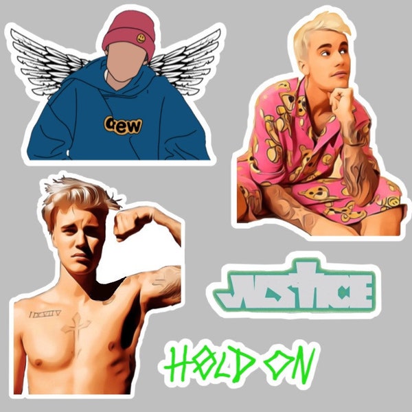 Justin Bieber Stickers - Etsy