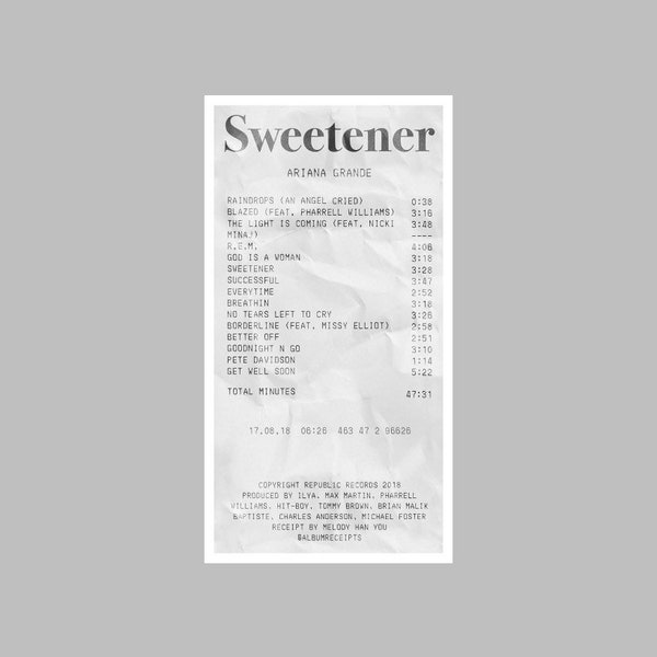 Album Receipt Rug - Etsy