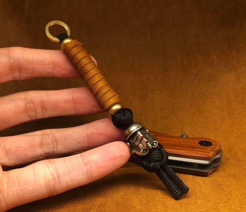 Knife Lanyard With Leathercustom Lanyardexquisite and - Etsy