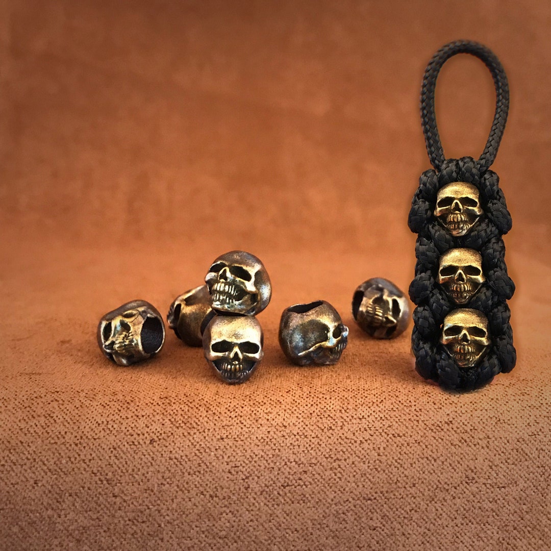 5 Pack Brass Bead,handmade EDC Bead,exquisite and Amazing Brass Charms ...