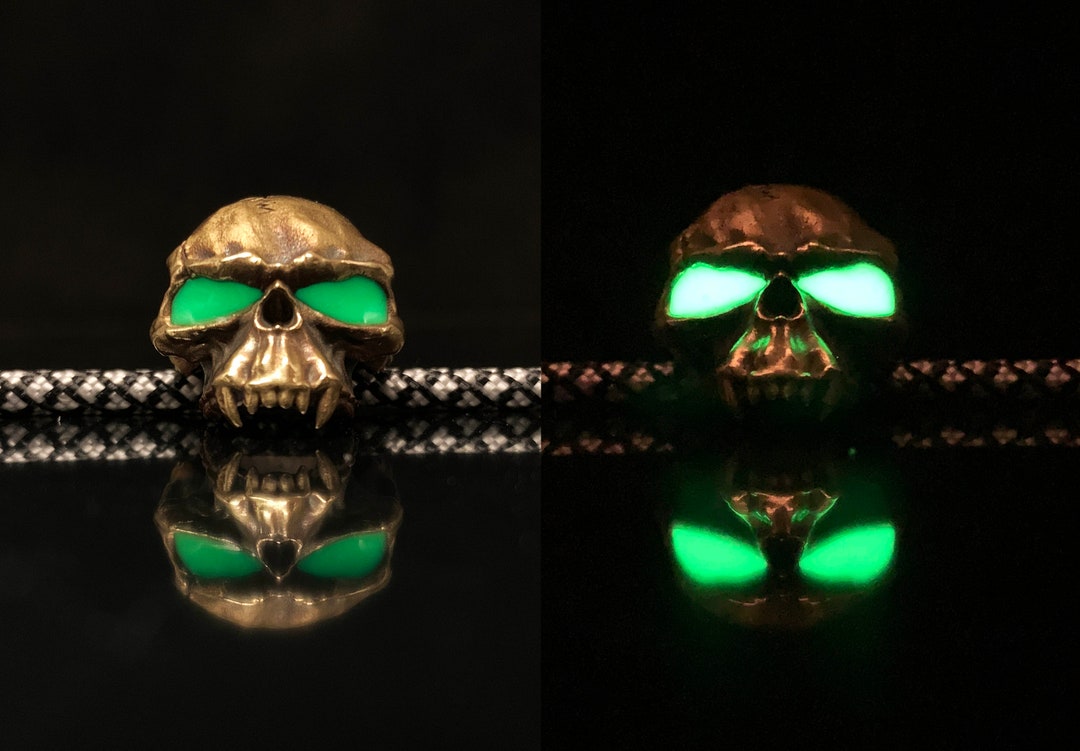 EDC Knife Bead orc Skull,knife Lanyard Making Supplies,brass Bead ...