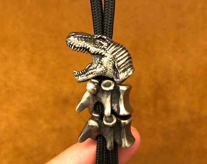 Tyrannosaurus Rex Head T-REX Knife Lanyard BEAD Paracord EDC pendants ...