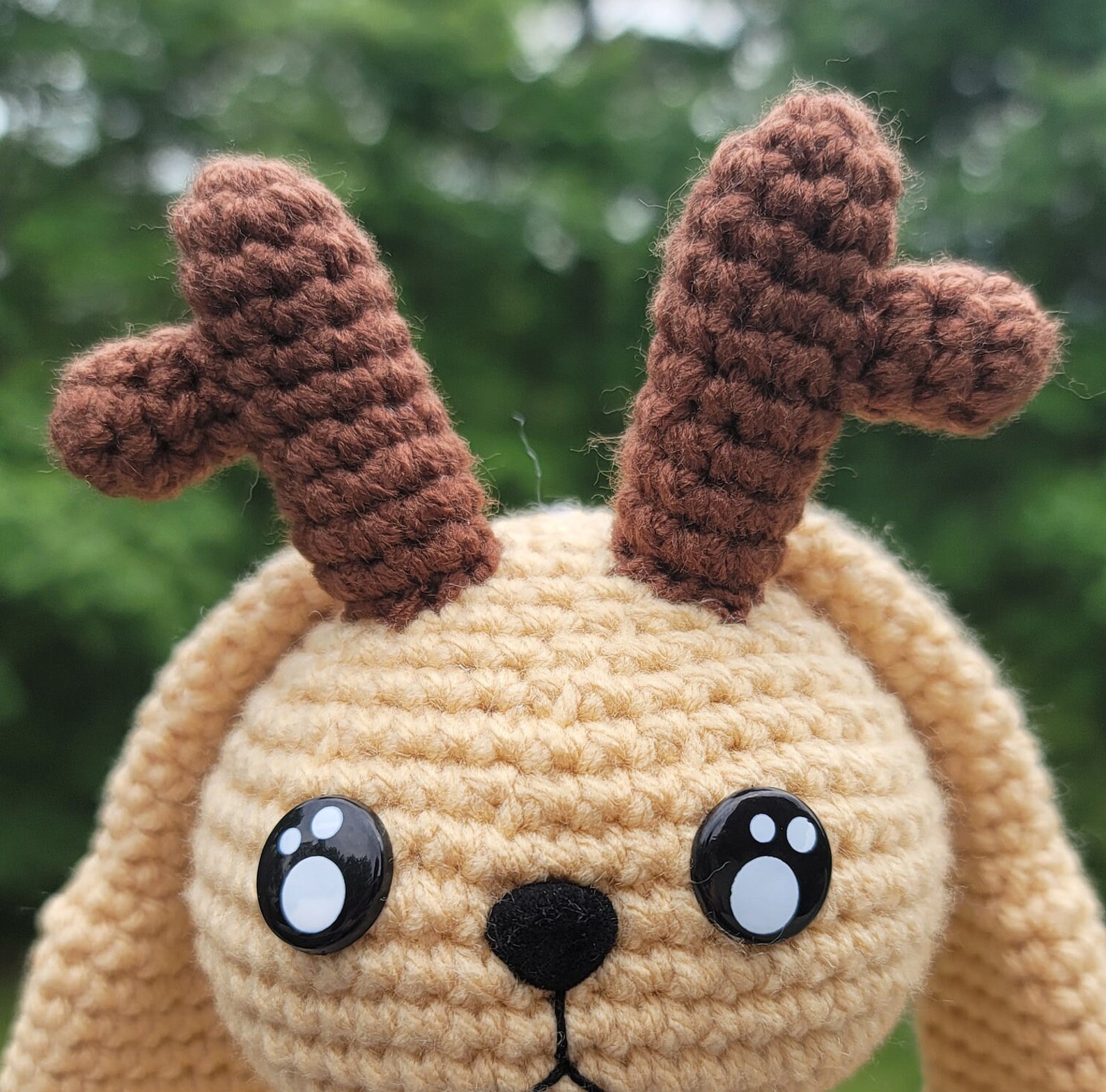 Jackalope, Plush Jackalope, Rabbit, Cryptid, Crochet Amigurumi - Etsy