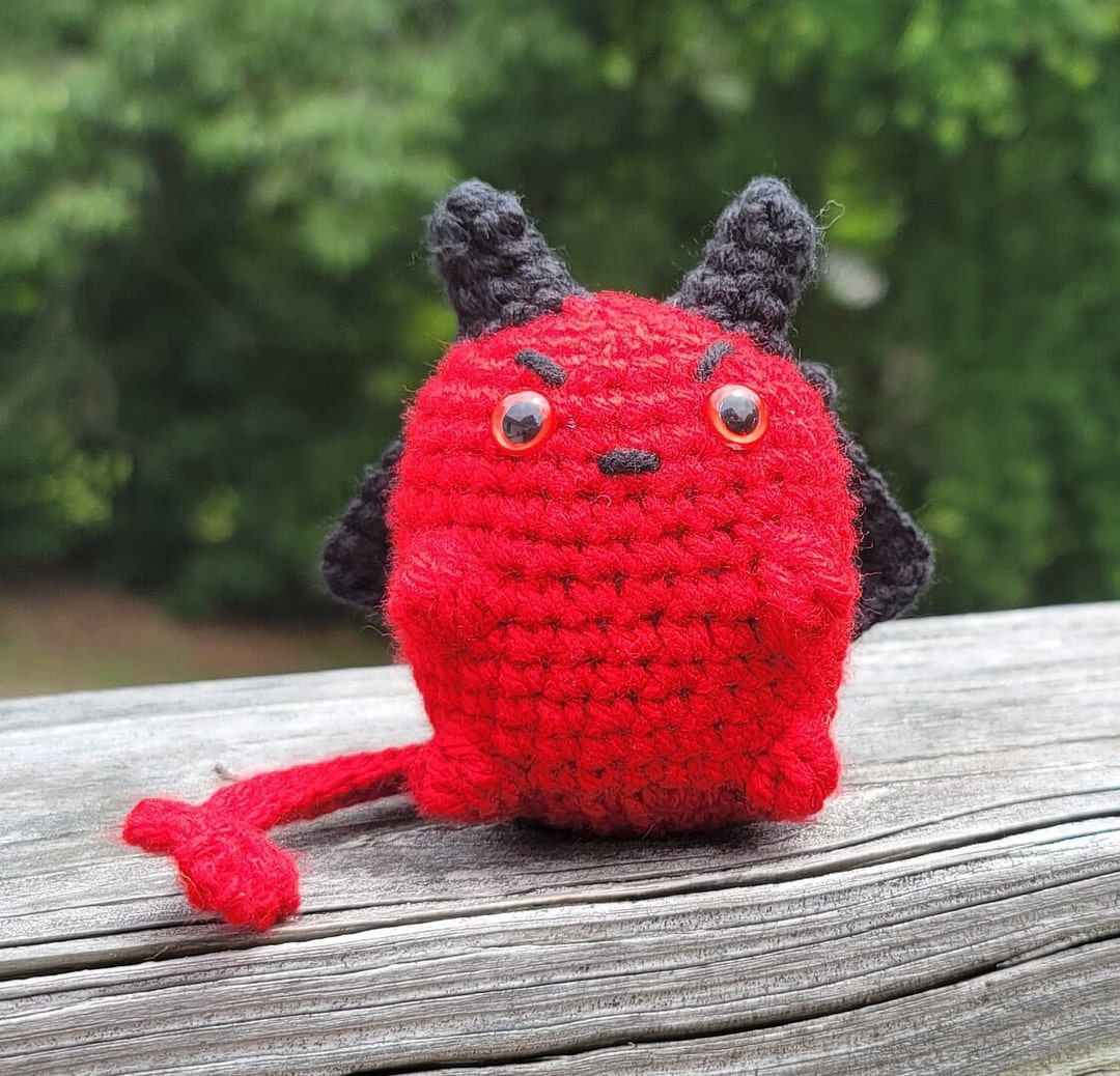 Devil Red Devil Plush Devil Spooky Season Plush Halloween - Etsy