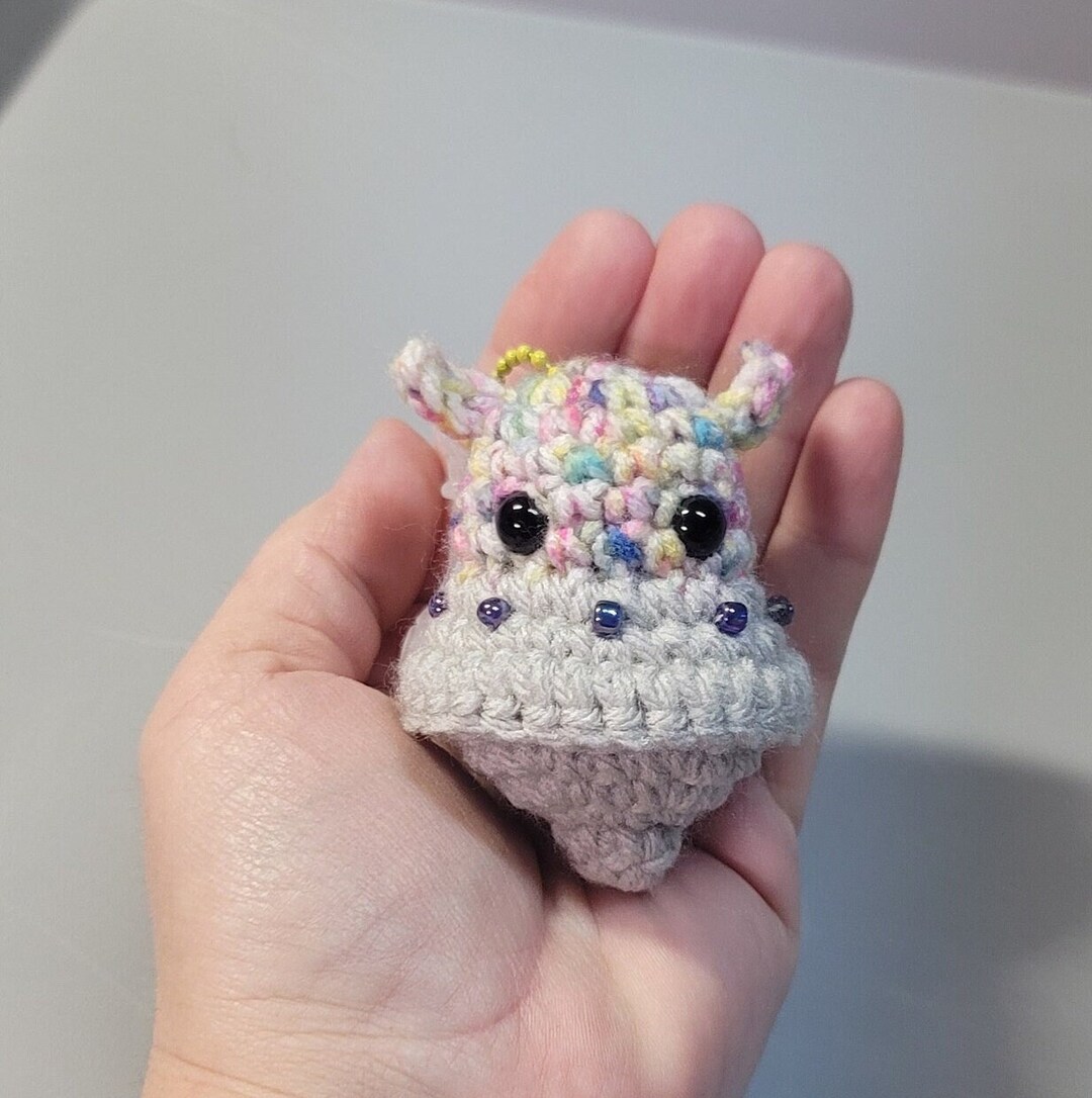 Alien Ufo Crochet Keychains Alien Plush Keychain Ufo - Etsy