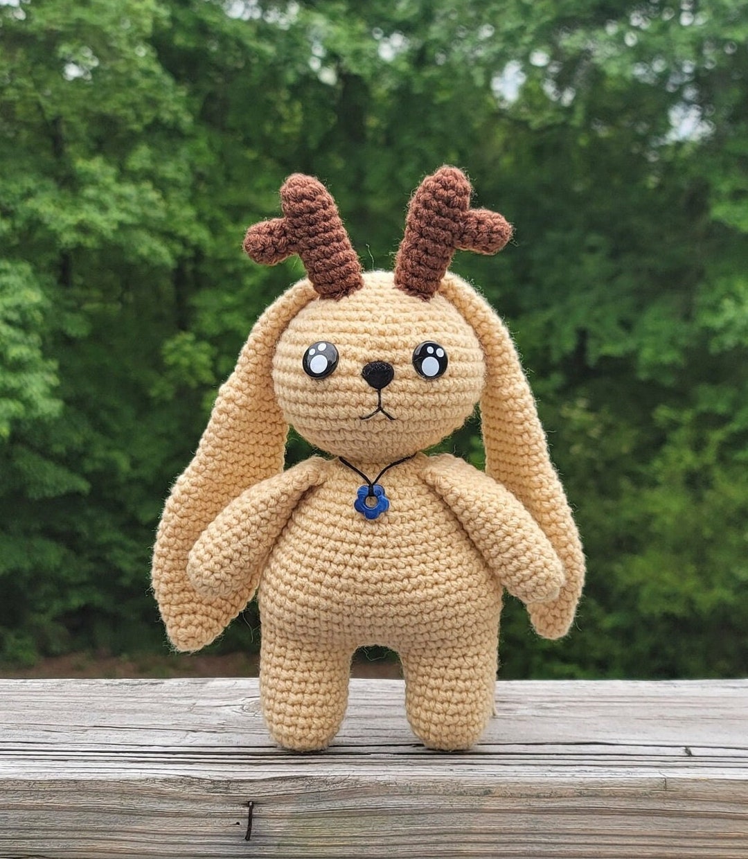 Jackalope, Plush Jackalope, Rabbit, Cryptid, Crochet Amigurumi - Etsy