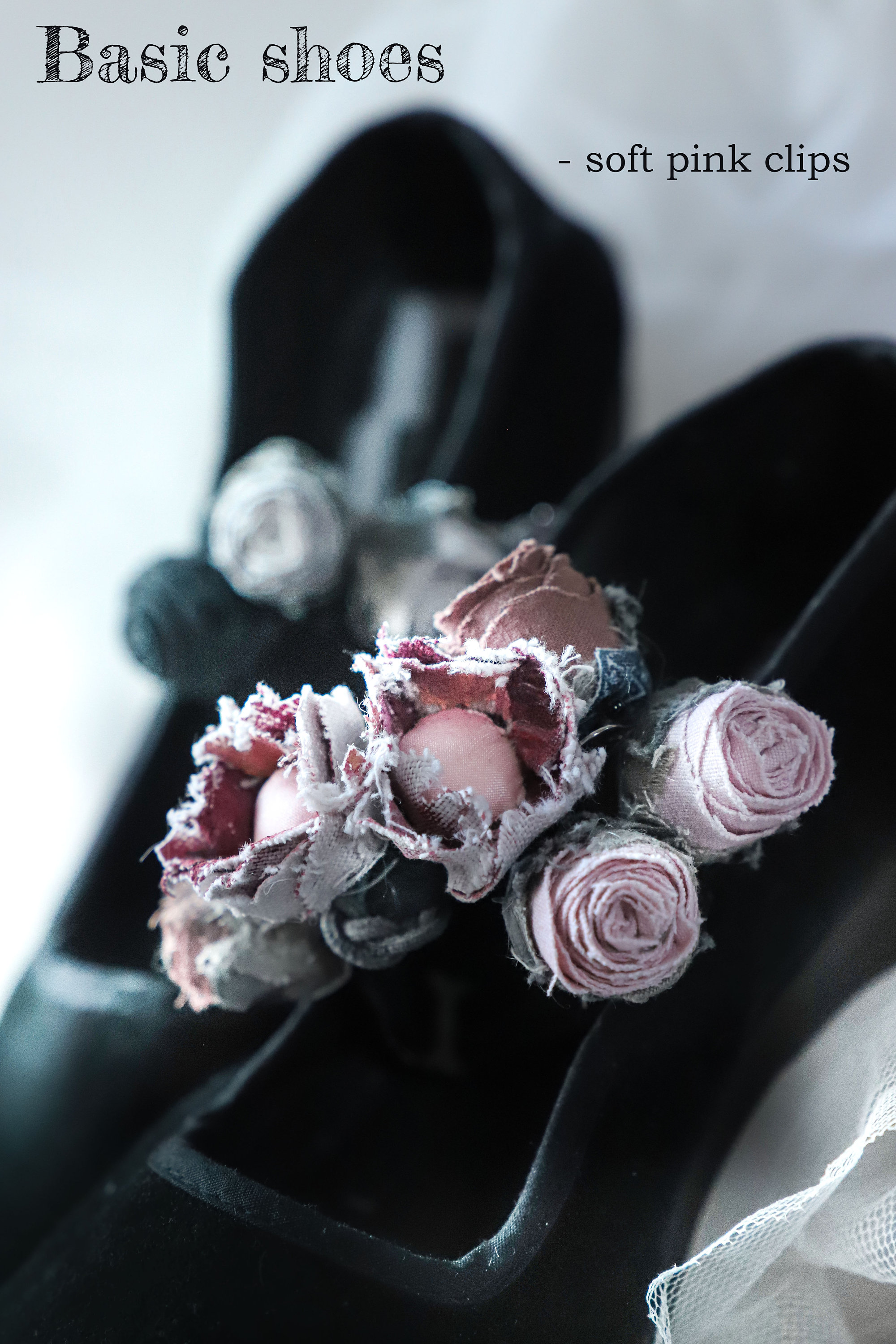 TWO Magic Roses, With Frayed Leaves, Hand-dyed Antique Linen, Soft Pink ...