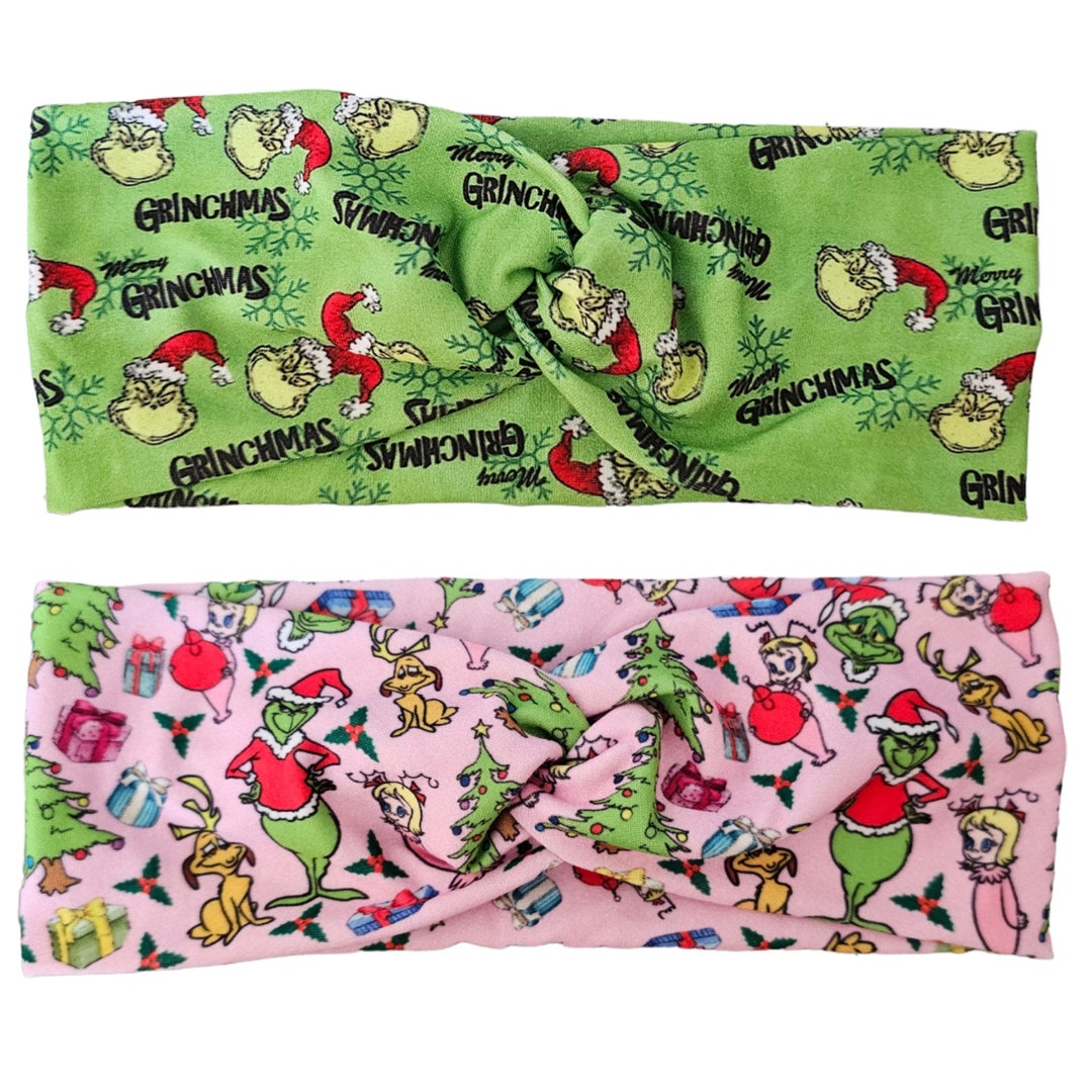 Grinch Stretchy Headband,soft and Stretchy Headband,twisted Headband ...