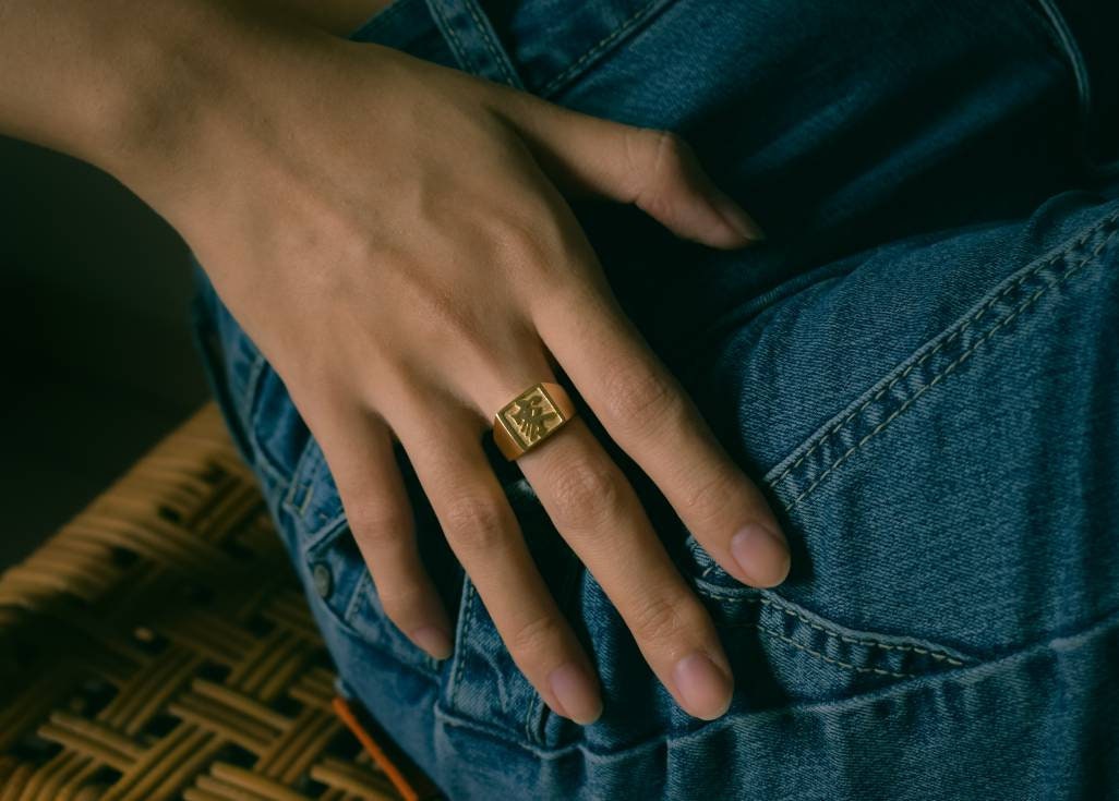 Personalized Chinese Signet Ring Made-to-order Handcrafted - Etsy