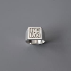 Personalized Chinese Signet Ring | Made-to-order | Handcrafted 925 ...