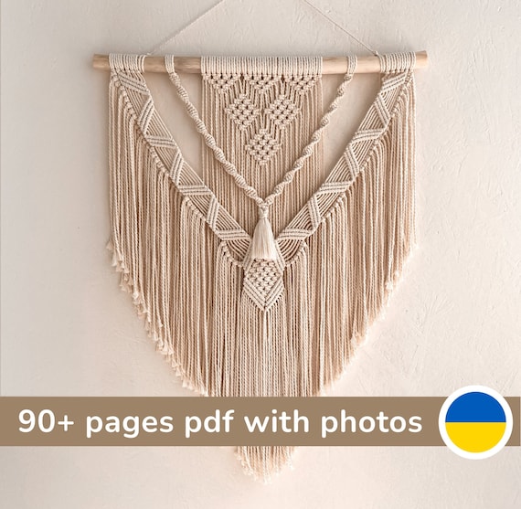 Easy Macrame Pattern PDF With Step by Step Photos DIY - Etsy