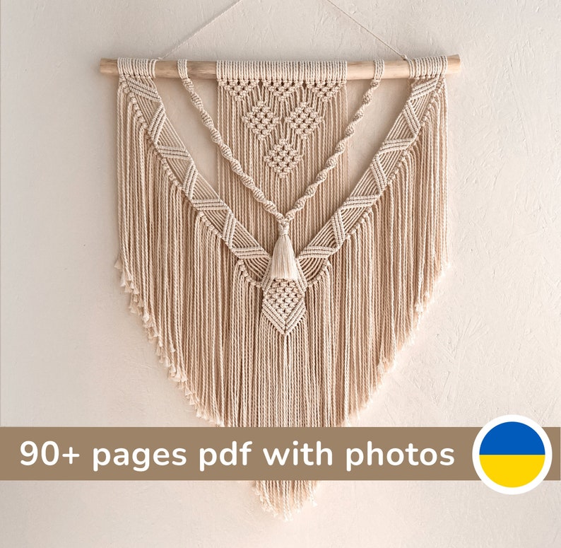 Easy Macrame Pattern PDF With Step by Step Photos DIY - Etsy