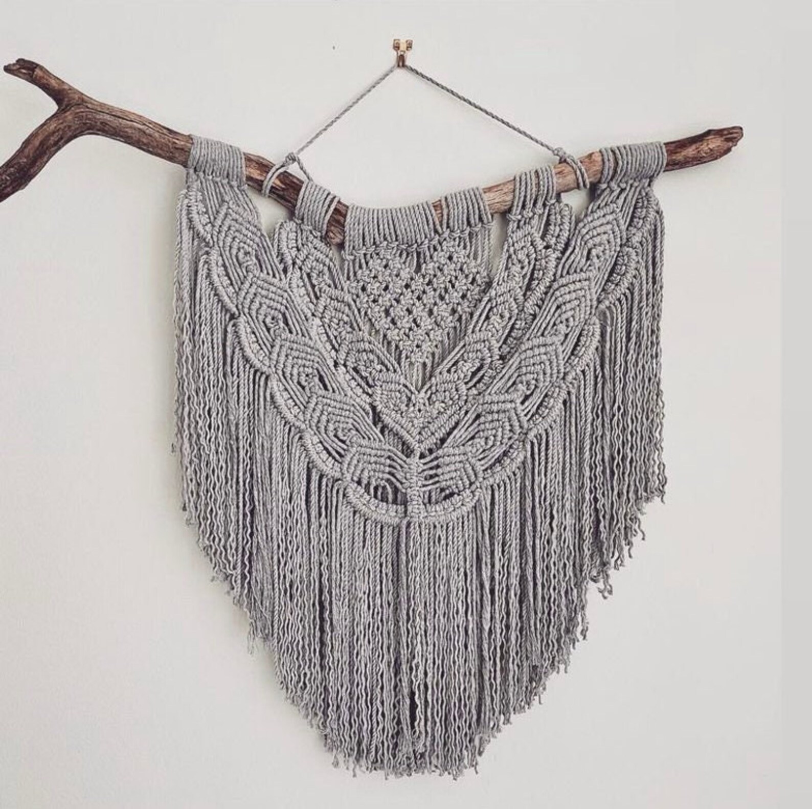 3-in-1 Macrame Pattern PDF With Photos, Beginner Macrame Wall Hanging ...