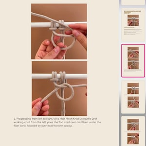 Macrame Weaving Pattern PDF, Woven Wall Hanging Pattern PDF, Easy Beginner Macrame Tutorial, DIY ...