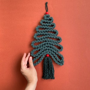 Macrame Christmas Tree Pattern PDF Set of 3 Macrame Patterns With Step ...