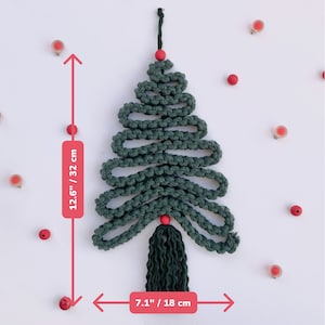 Macrame Christmas Tree Pattern PDF / Macrame Pattern With Step by Step ...