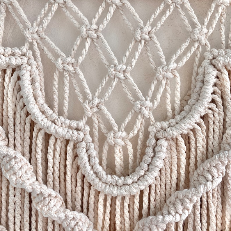 Large Macrame Wall Hanging Pattern PDF, Easy Macrame Tutorial for ...
