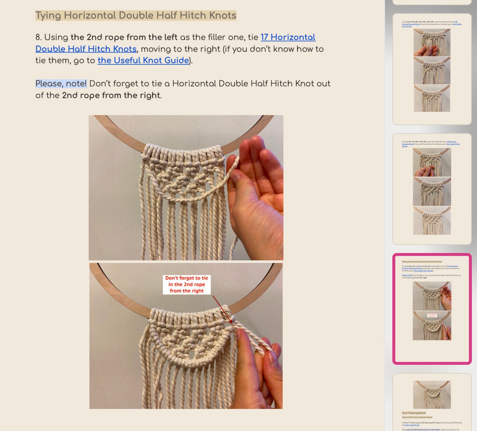 Macrame Front Door Wreath Pattern PDF, Macrame DIY Craft, Macrame ...