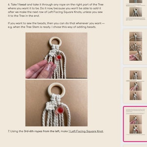 Macrame Christmas Tree Pattern PDF Set of 3 Macrame Patterns With Step ...