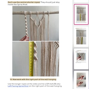 4 in 1 Macrame Pattern PDF With Photos, Beginner Macrame Wall Hanging Pattern, Macrame Tutorial ...