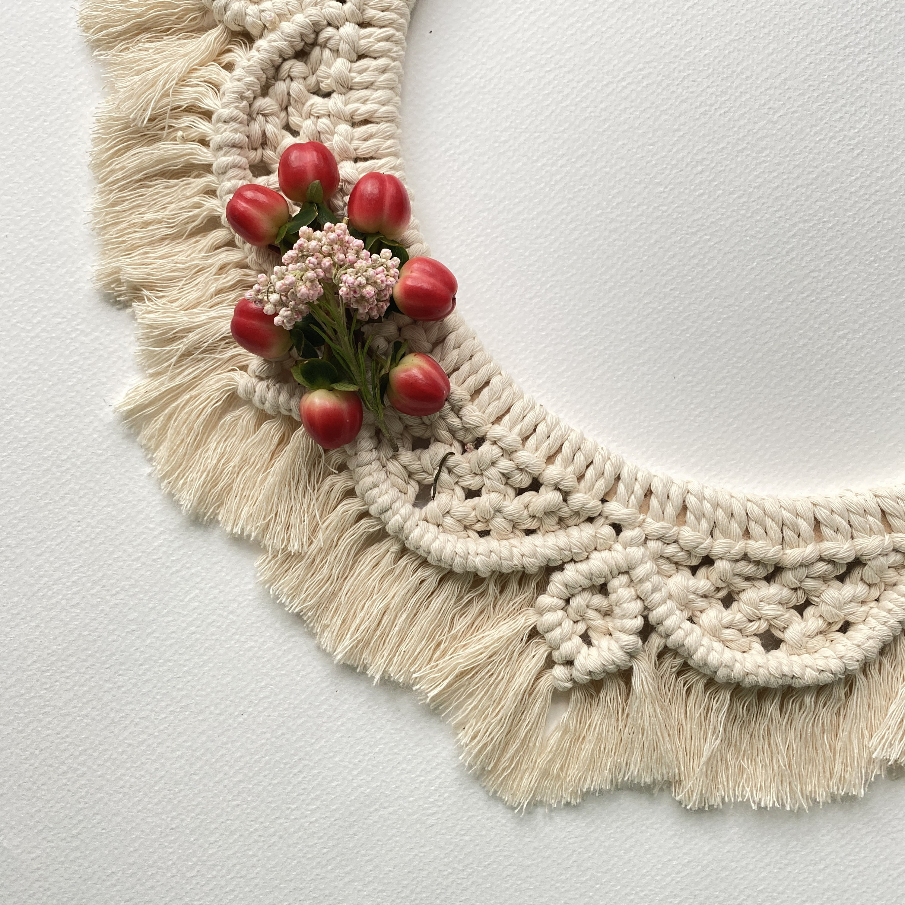 Macrame Front Door Wreath Pattern PDF, Macrame DIY Craft, Macrame ...