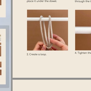 Macrame Knot Guide PDF With 20 Macrame Knots Explained Knot - Etsy