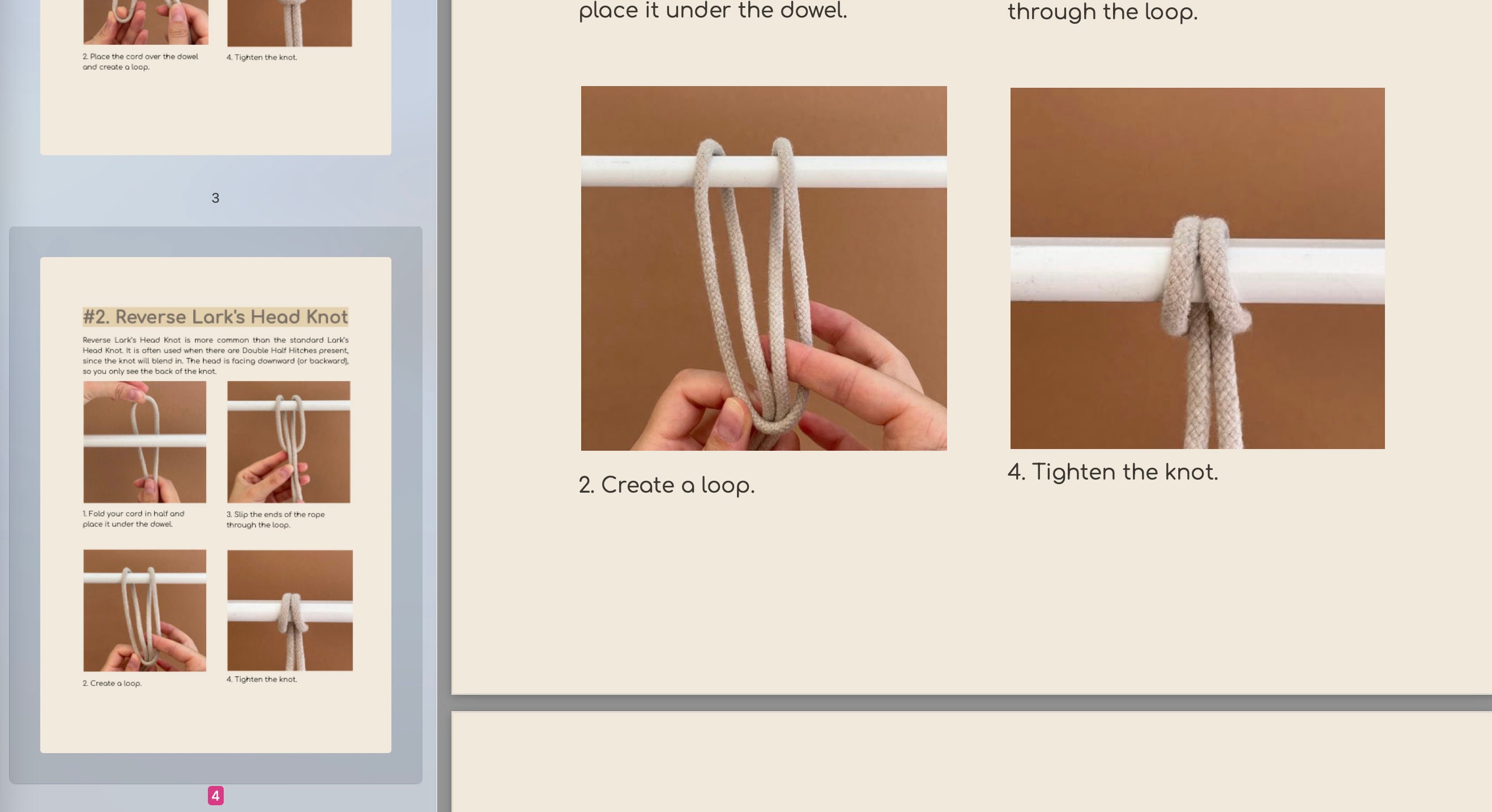 Macrame Knot Guide PDF With 20 Macrame Knots Explained Knot - Etsy