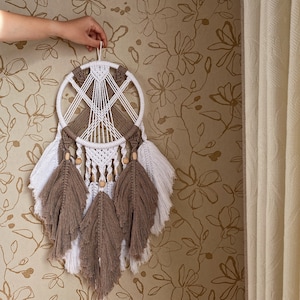 Dream Catcher Macrame Pattern PDF With Photos, DIY Macrame Dreamcatcher ...