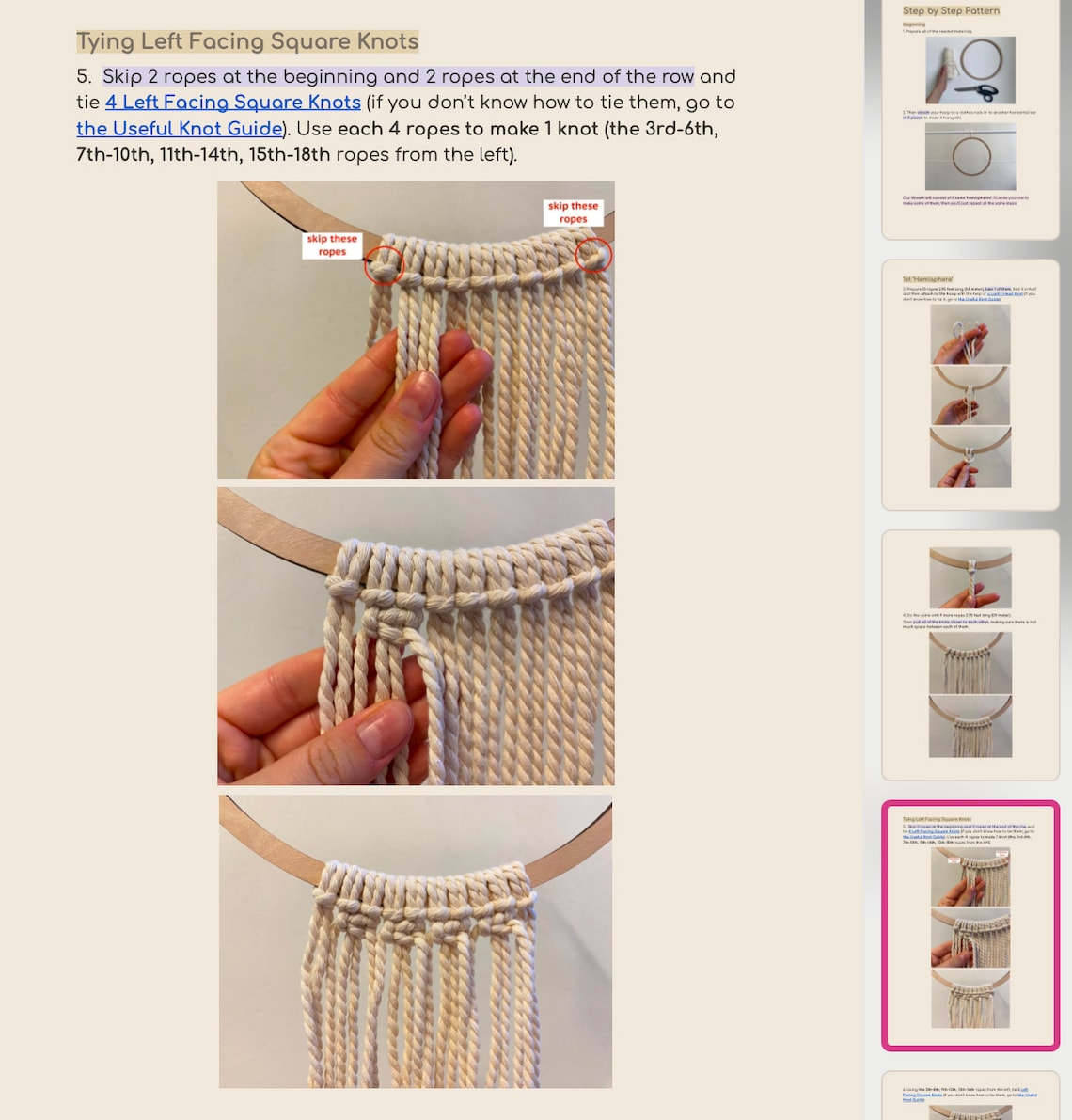 Macrame Front Door Wreath Pattern PDF, Macrame DIY Craft, Macrame ...