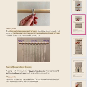 Macrame Wall Hanging Pattern PDF, Geometric DIY Macrame Wall Hanging ...