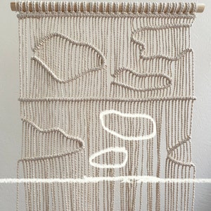 Macrame Weaving Pattern PDF, Woven Wall Hanging Pattern PDF, Easy Beginner Macrame Tutorial, DIY ...