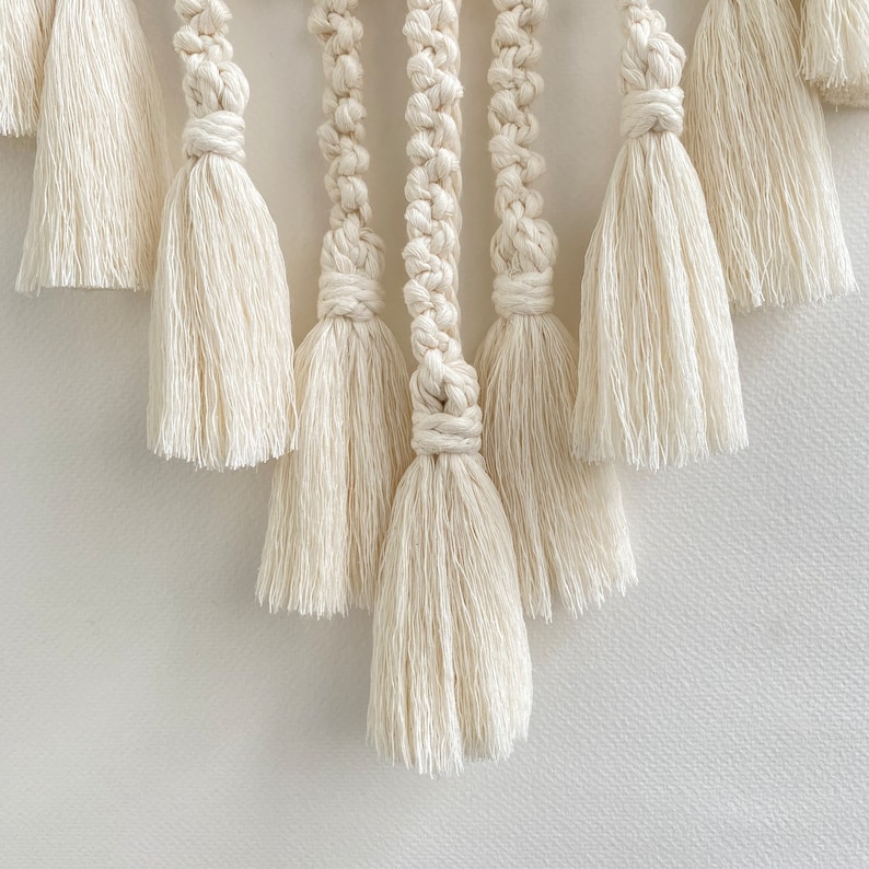 Easy Macrame Pattern PDF With Tassels / Small Wall Hanging - Etsy