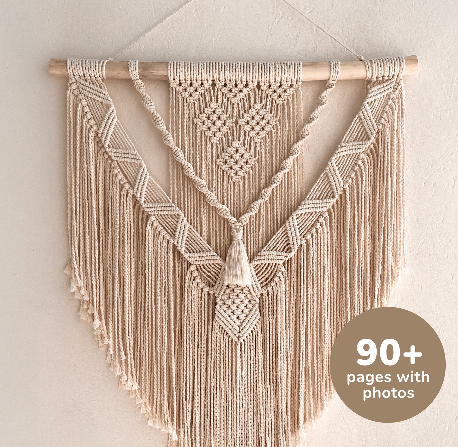 Easy Macrame Pattern PDF With Step by Step Photos DIY - Etsy