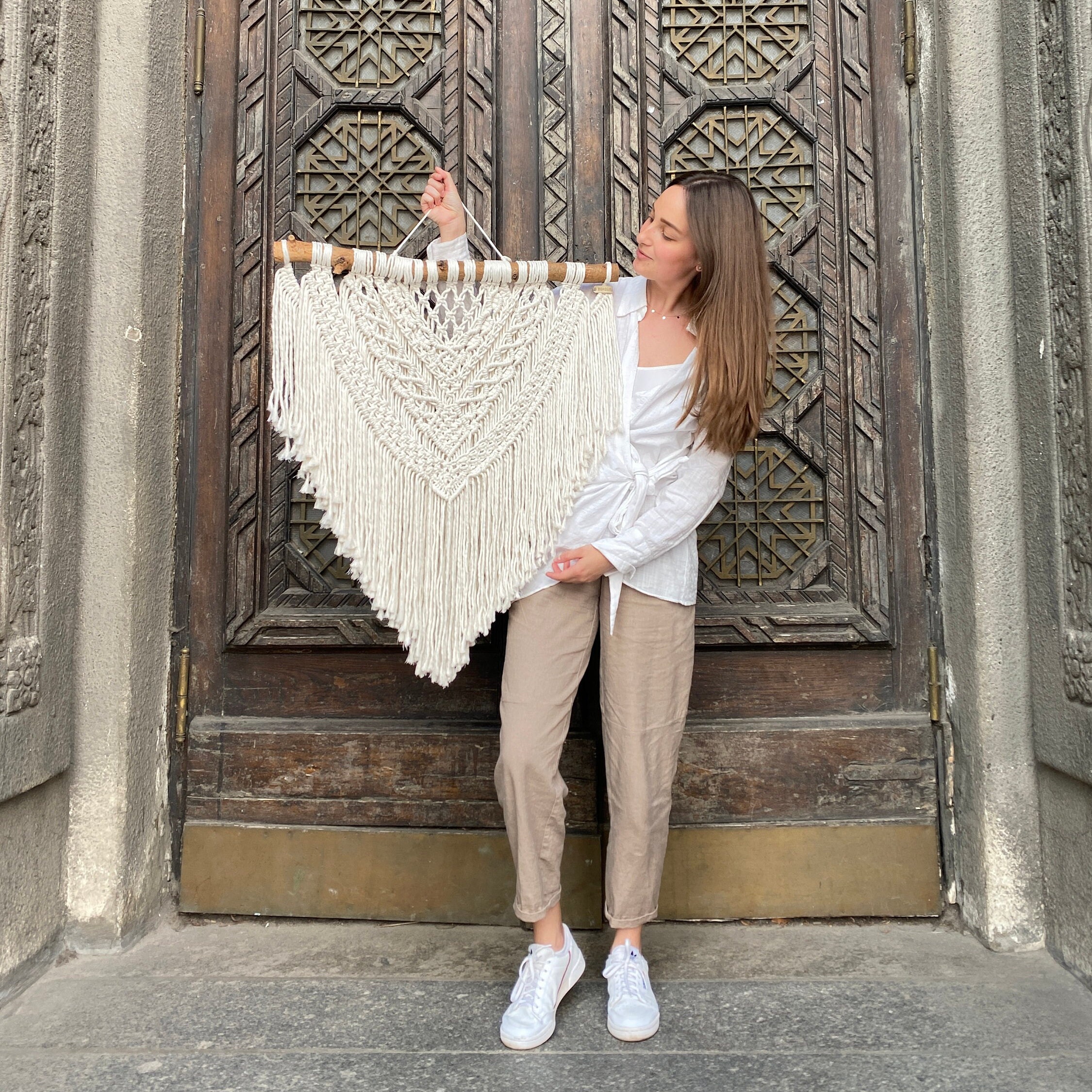 Large Macrame Pattern PDF With Photos Beginner Macrame Wall - Etsy Canada