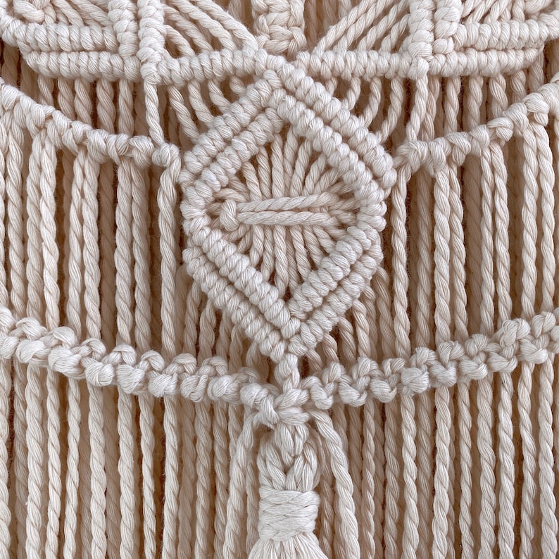 Large Macrame Wall Hanging Pattern PDF Detailed Step by Step - Etsy