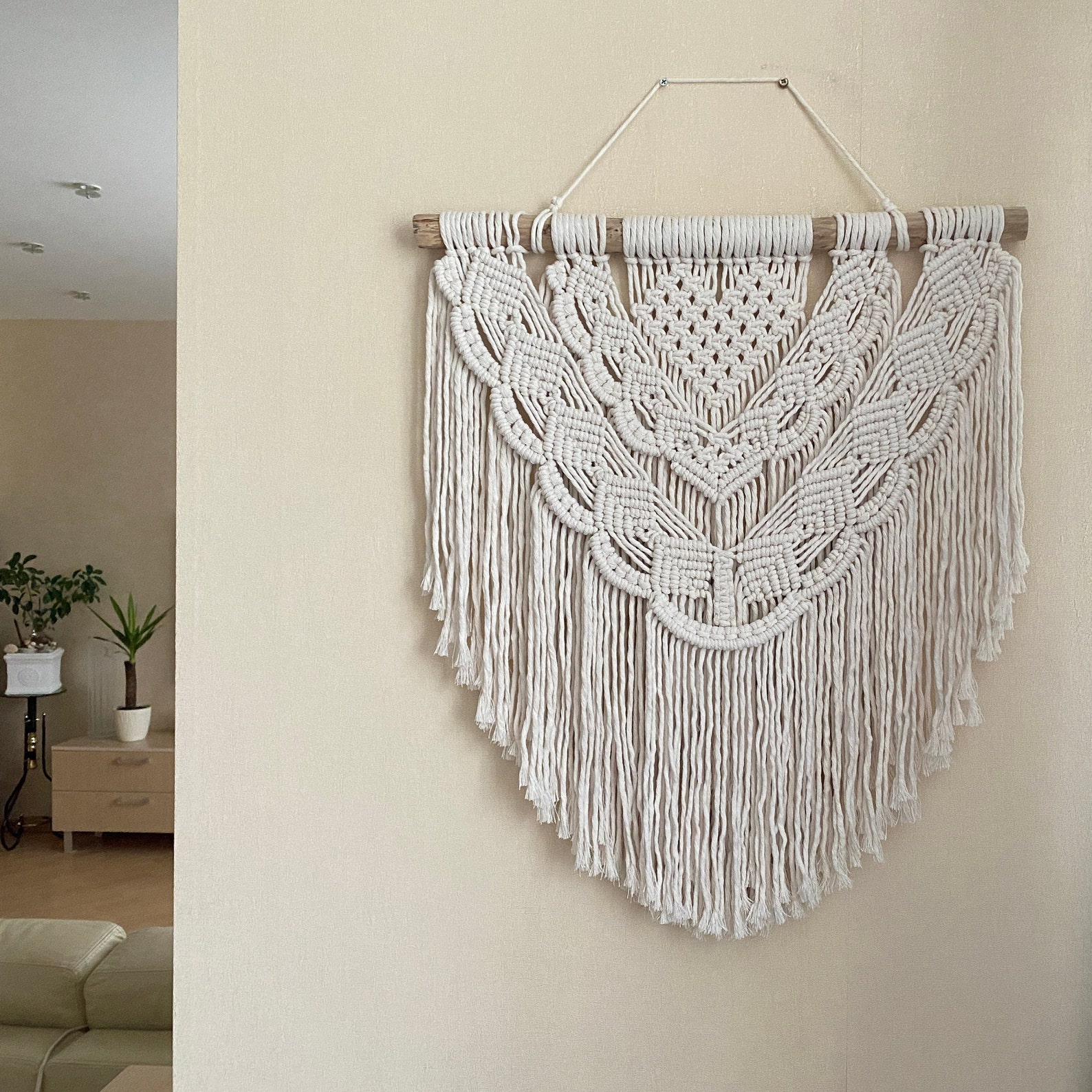 3-in-1 Macrame Pattern PDF With Photos, Beginner Macrame Wall Hanging ...