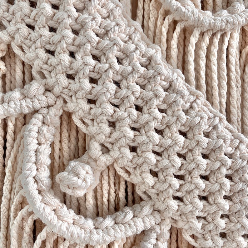 Large Macrame Wall Hanging Pattern PDF Detailed Step by Step - Etsy