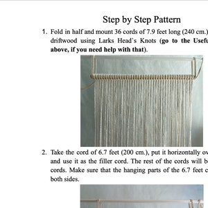 3-in-1 Macrame Pattern PDF With Photos Beginner Macrame Wall - Etsy