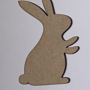 MDF Easter Bunny Shapes, Craft Shapes , Easter Embellishments - Etsy UK