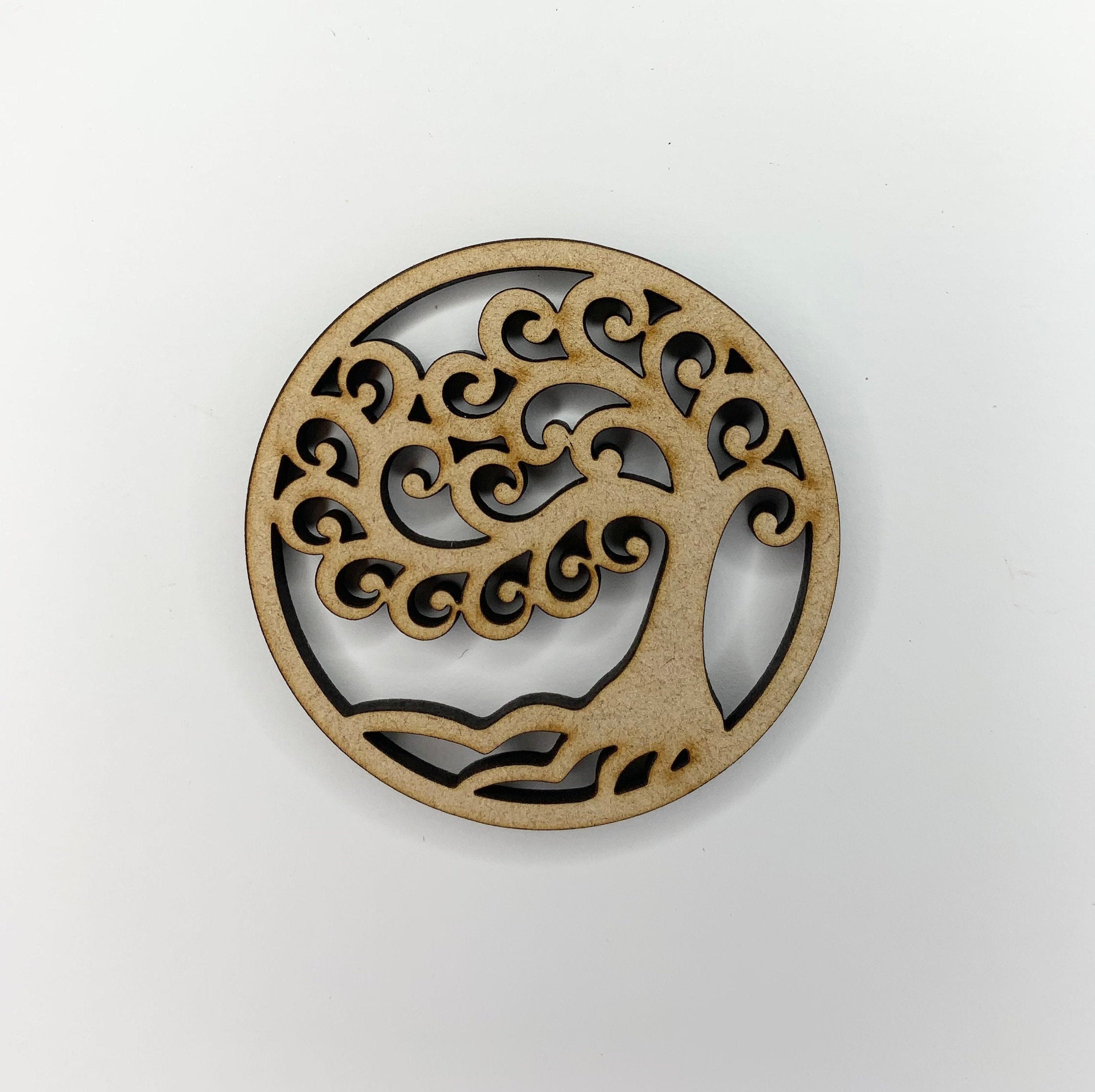 Wooden Family Trees MDF Craft Shape | Etsy UK