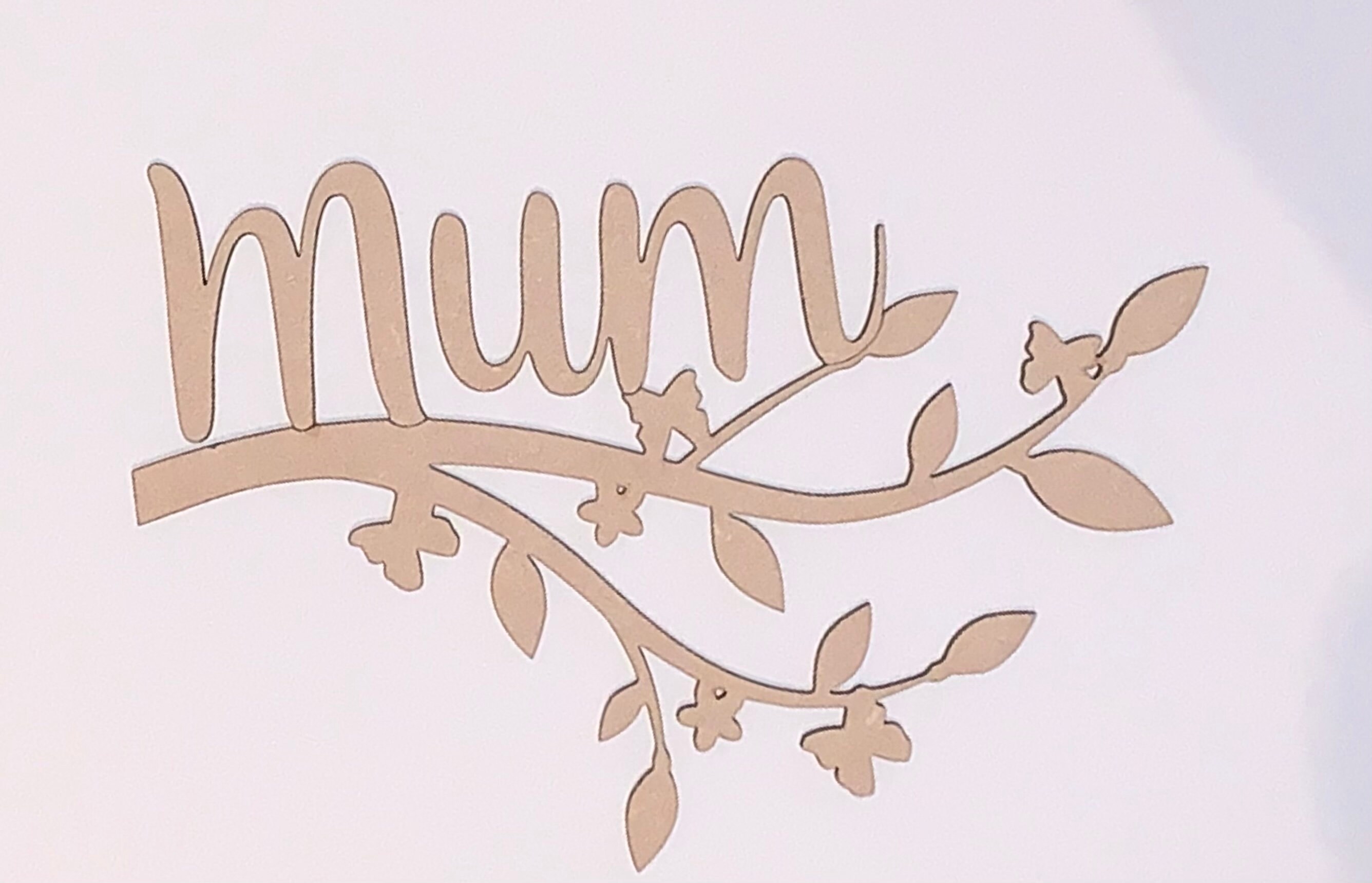 Craft Blank MDF mum sign ideal for picture making collage | Etsy
