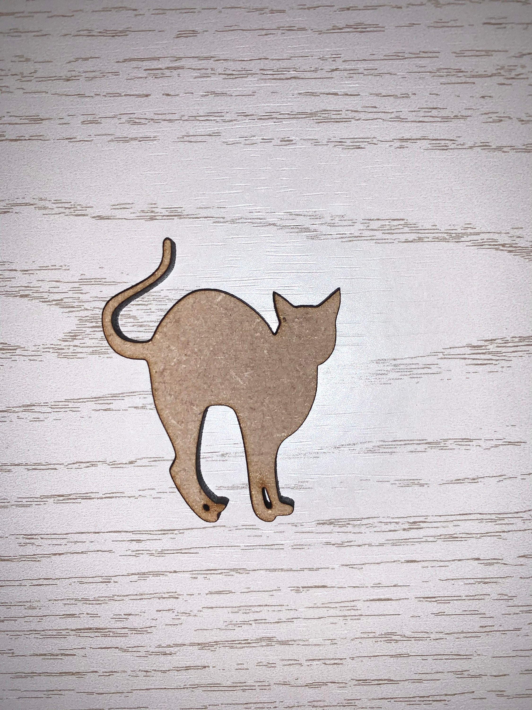 Cat MDF Shapes Craft Shapes | Etsy UK