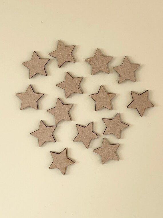 Wooden MDF Stars Craft Shape Craft Blanks Mdf Shape - Etsy UK