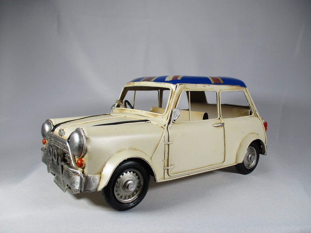 Union Jack Mini Vintage Tin Racing Car | Metal Model Old Mini | Vintage ...