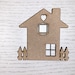 Wooden MDF Home and House Shapes Craft Shape - Etsy UK