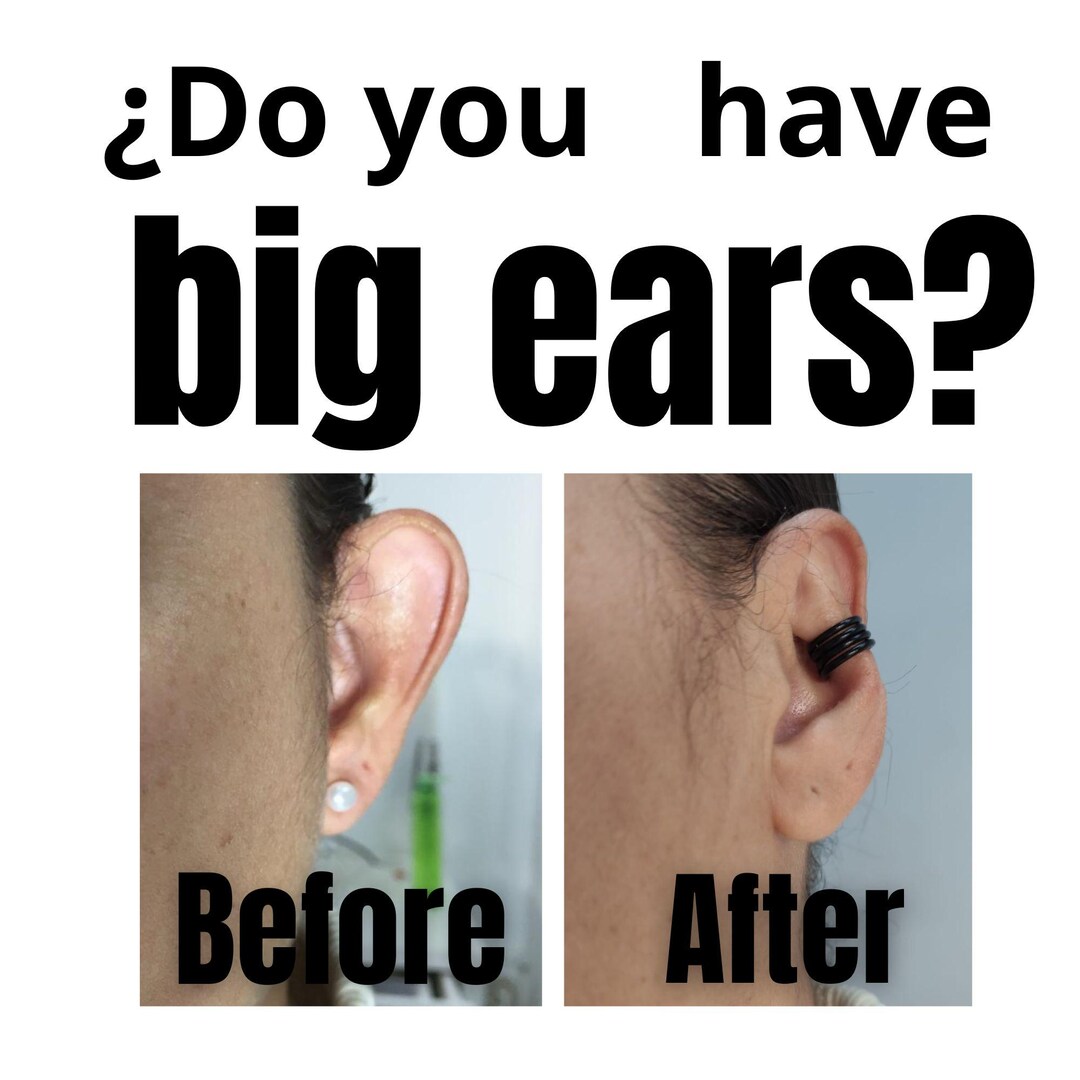Fake Piercing to Correct Large or Separated Ears. fake Piercing - Etsy