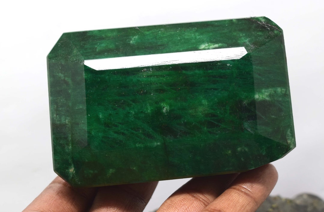Certified by IGL Natural Green Emerald Loose Gemstone 2812 - Etsy
