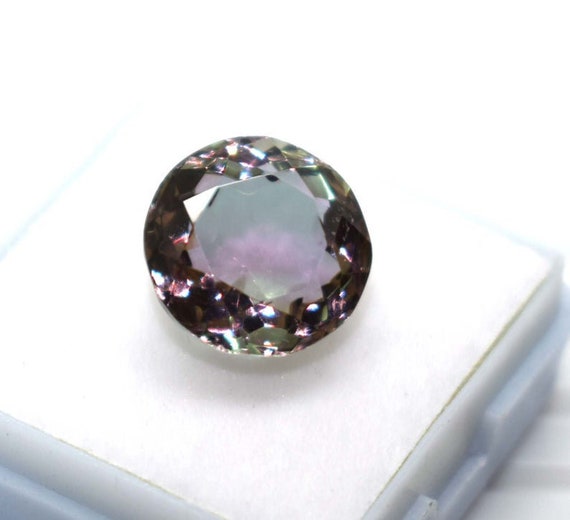 IGL Certified Ring Size Loose Gemstone Alexandrite Round Shape 6.80 Ct ...